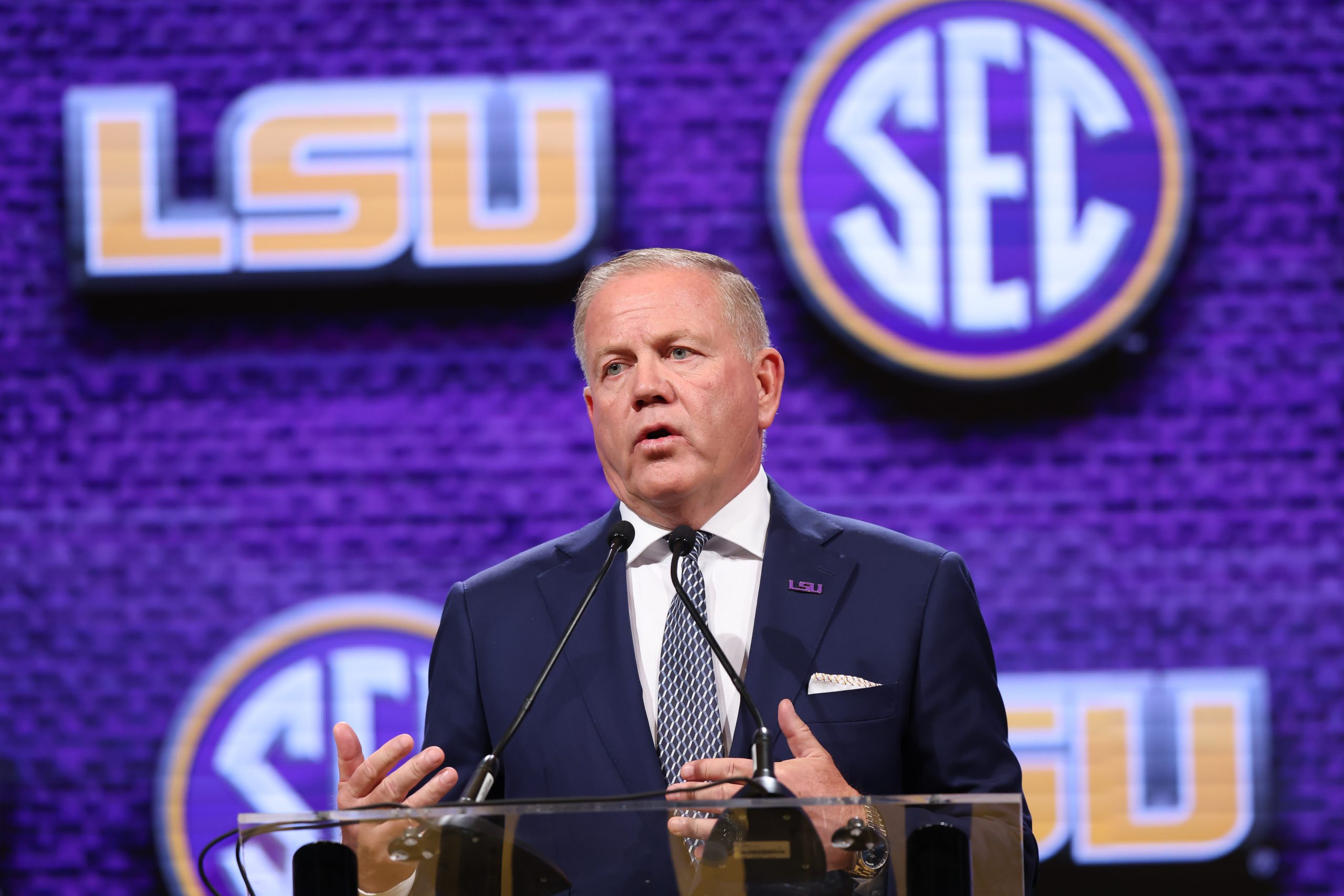 Full Video: LSU coach Brian Kelly at SEC Media Days 2023 | Tiger Rag