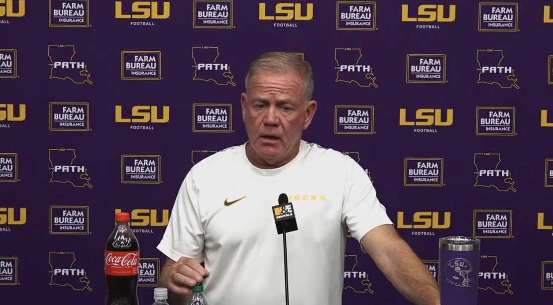 LSU Football Coach Brian Kelly Press Conference – Sept. 19, 2024 ...