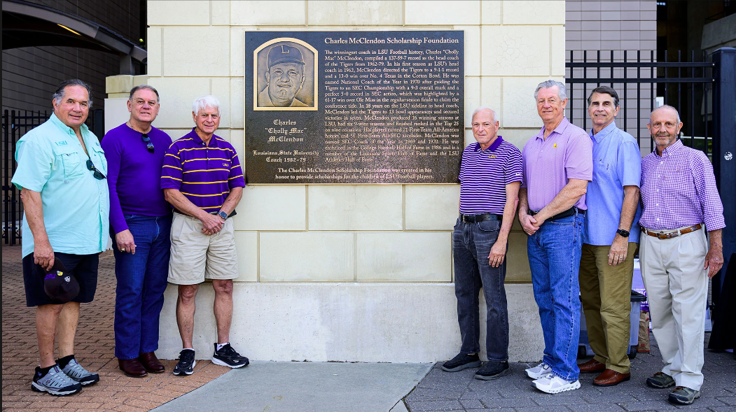 TAF Unveils Charles McClendon Plaque at Tiger Stadium | TigerRag.com