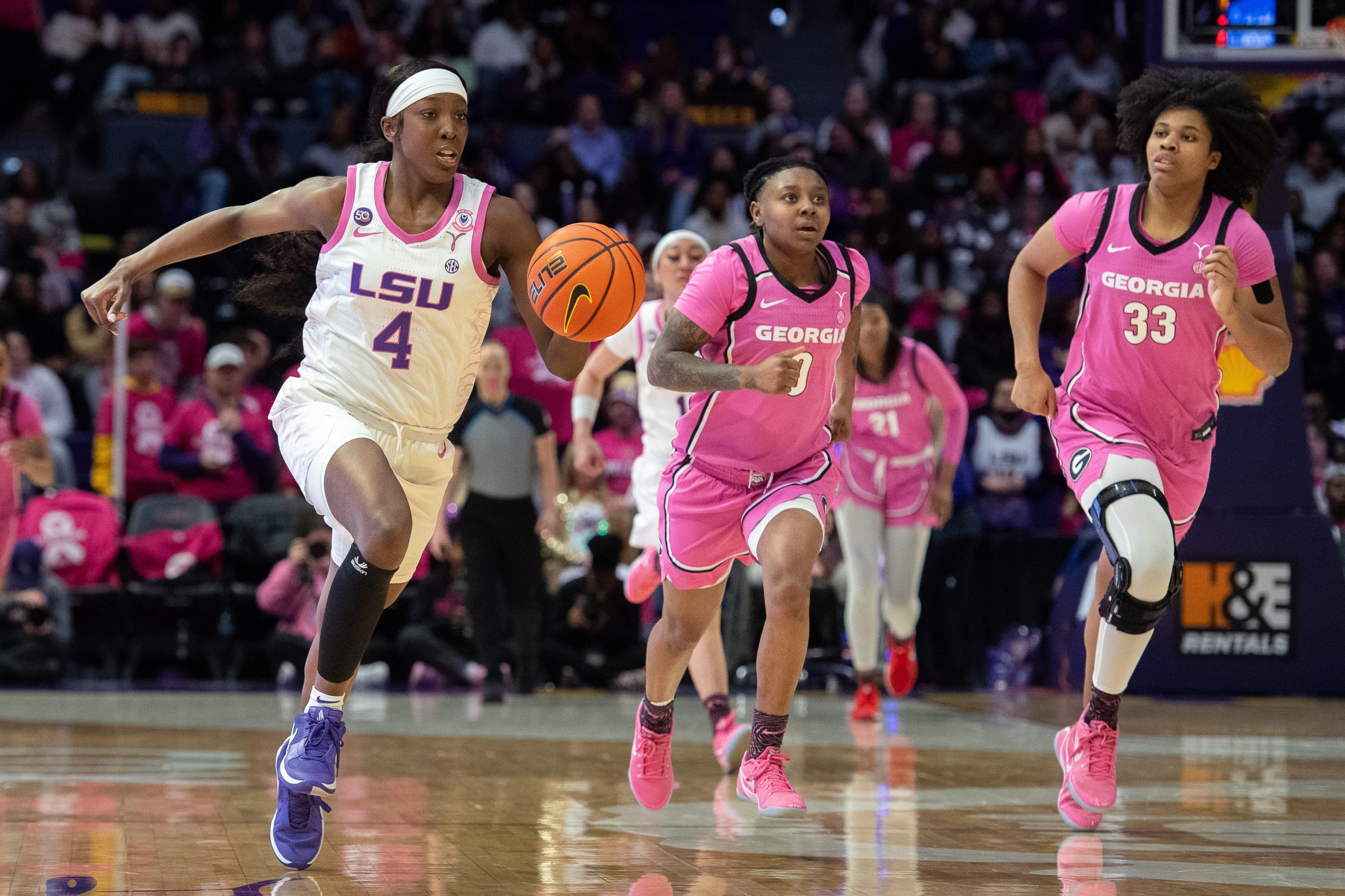 LSU Women Win Big Without Injured Aneesah Morrow, 79-63 over Georgia ...