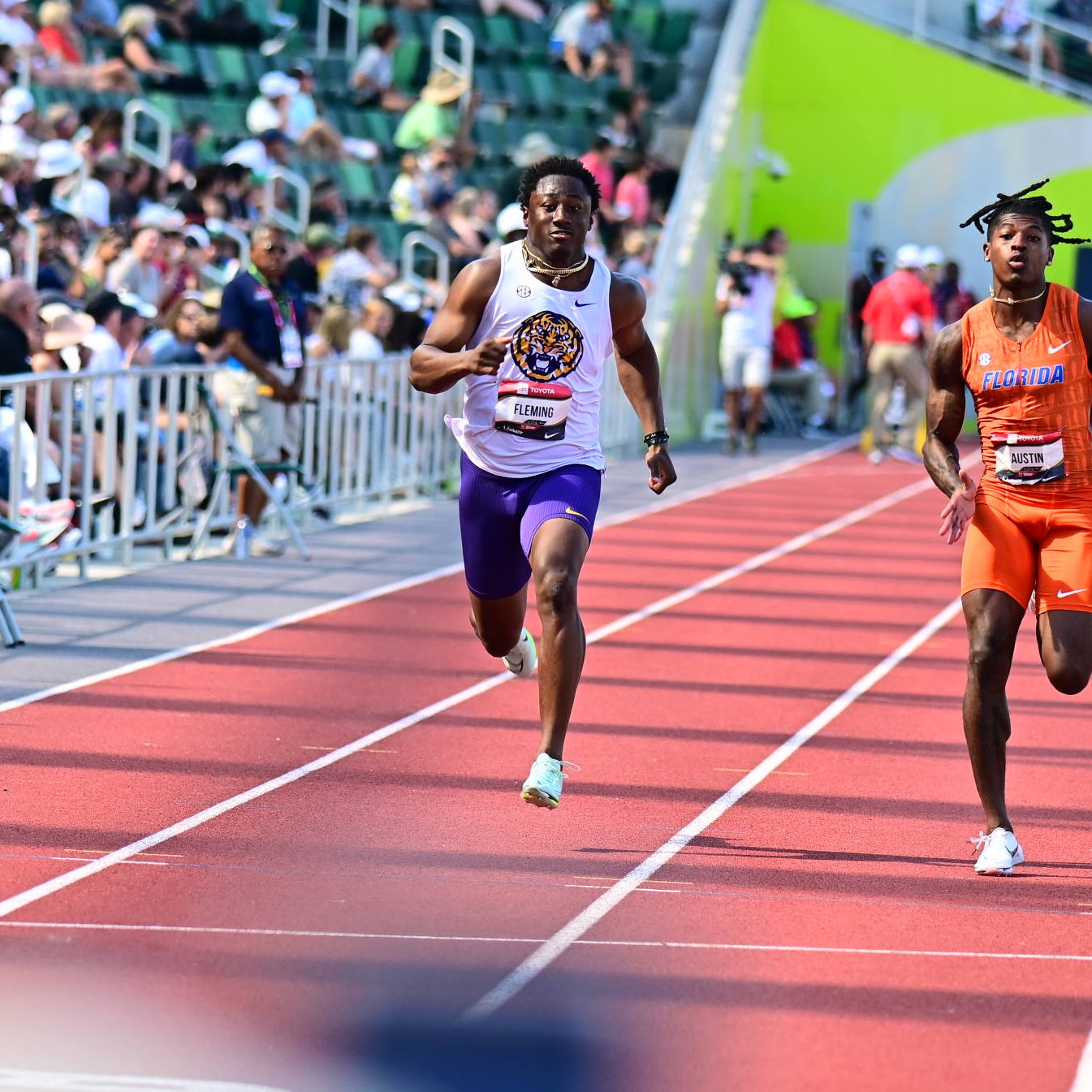 Speed to burn: Former LSU standouts Richardson, Hobbs advance to ...