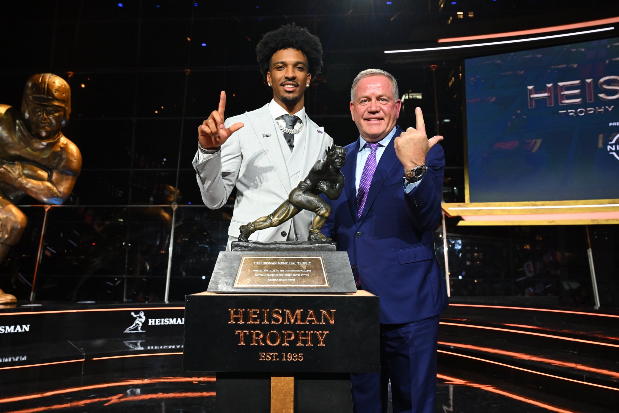 No kidding: LSU quarterback Jayden Daniels becomes school’s third ...