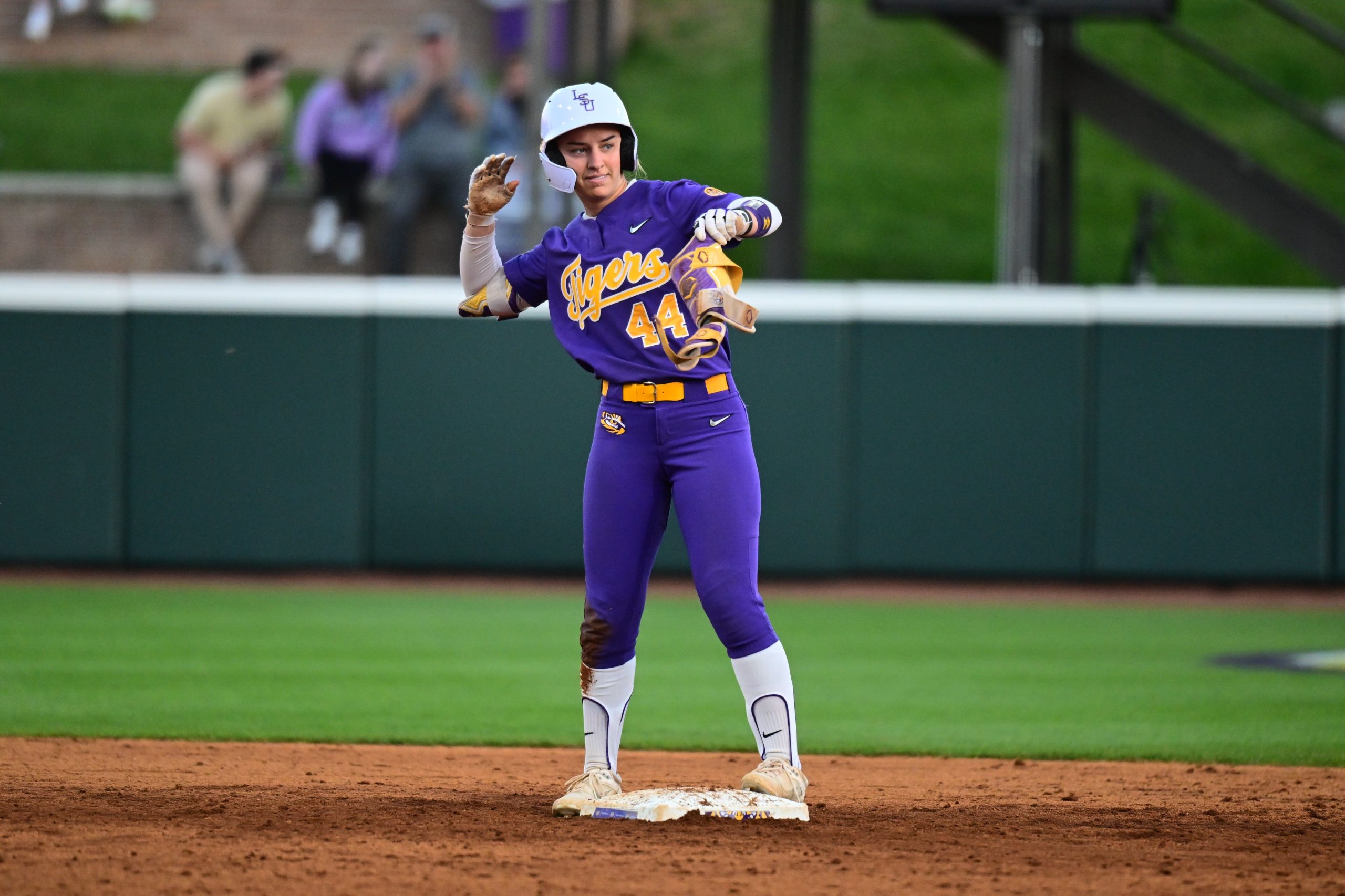 LSU softball stays undefeated after two shutouts on day three of the ...