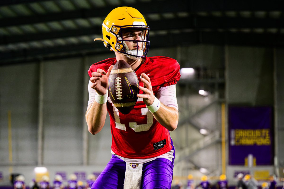 LSU football hit the field for its second spring practice. Here’s notes ...