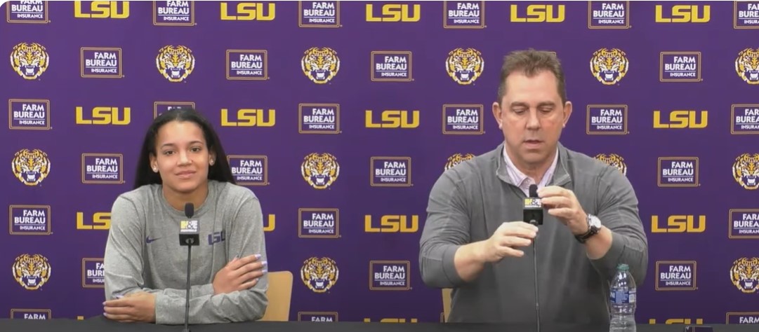 NO. 3 LSU Gymnastics Coach Jay Clark and Haleigh Bryant Full Video and Transcript of Media ...
