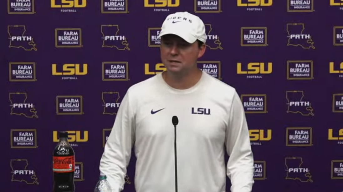 LSU Football Offensive Coordinator Joe Sloan Press Conference – August ...