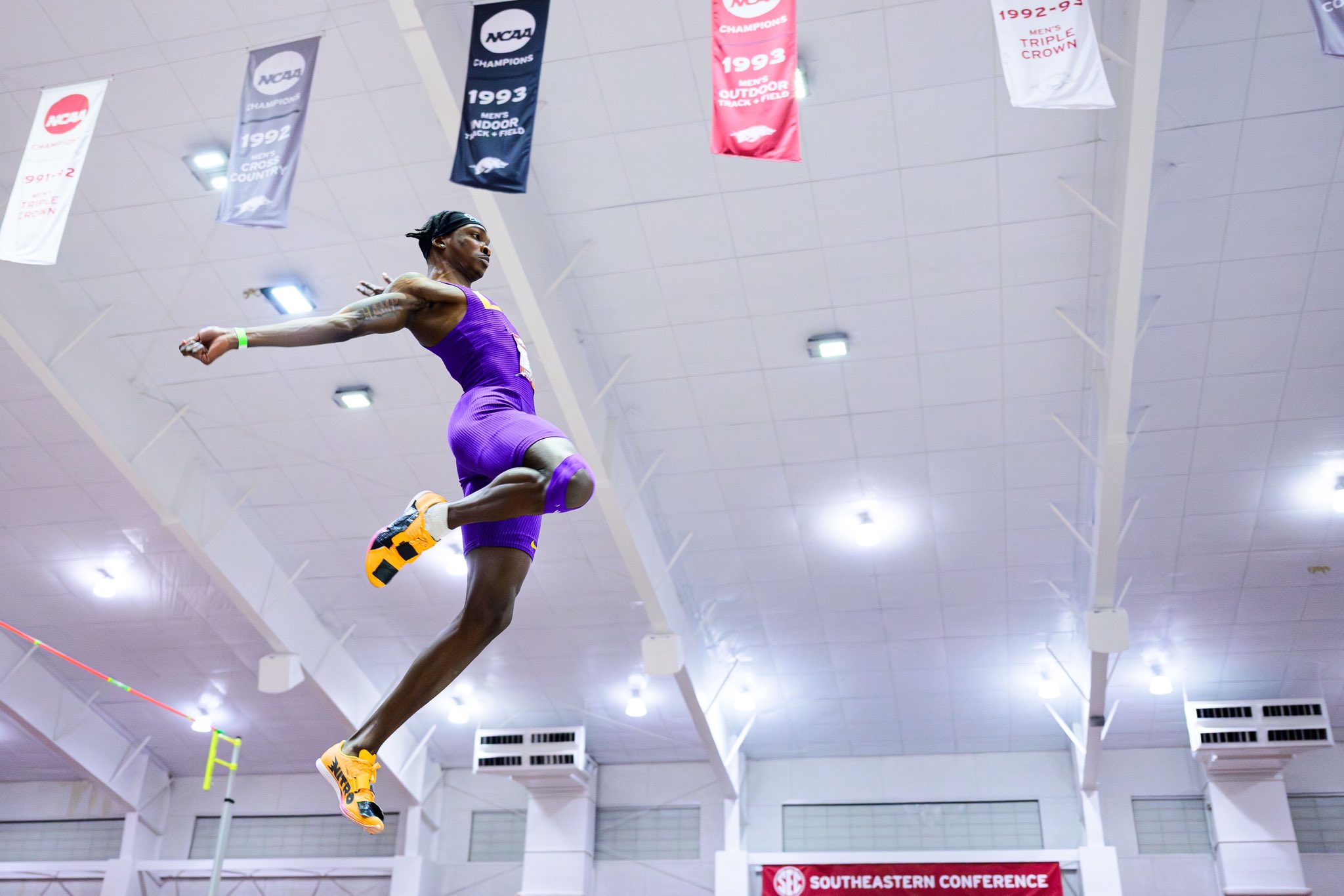 Jordan Turner Wins Long Jump As LSU Track And Field Opens Razorback ...
