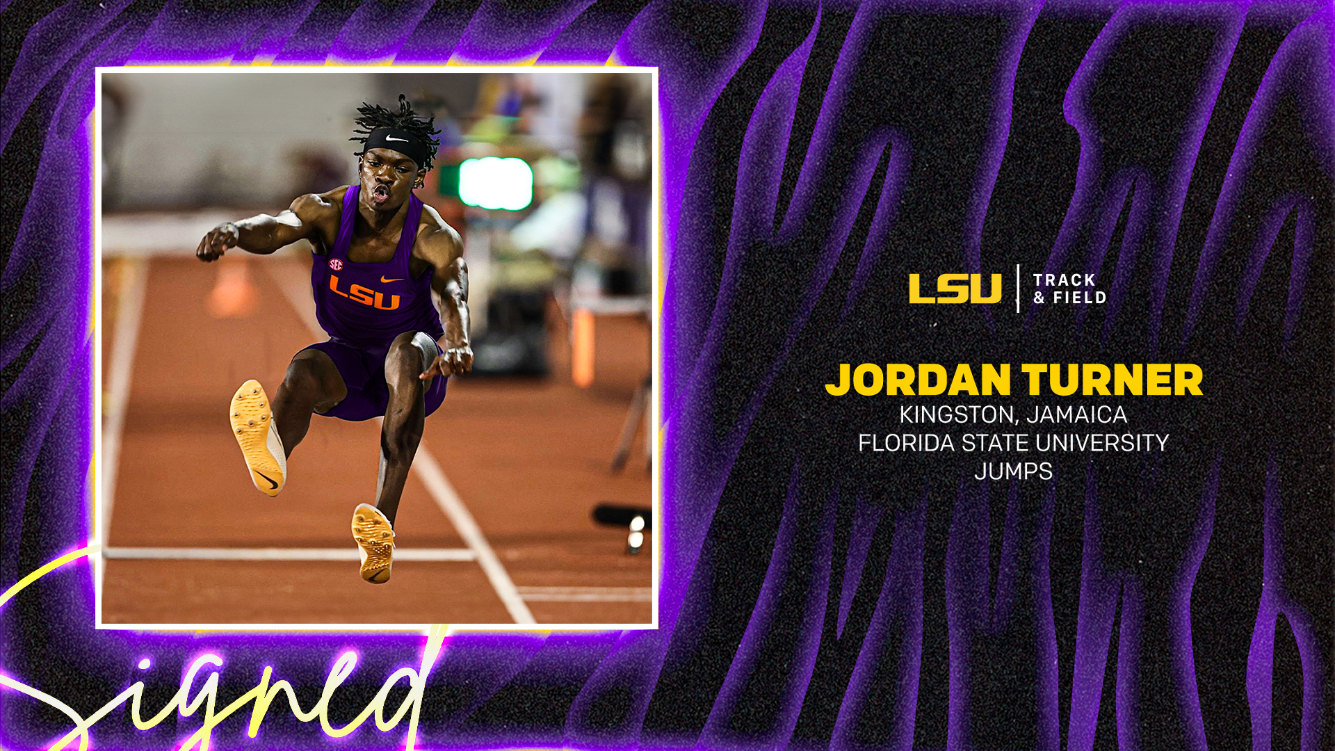 LSU Track & Field signs three-time All-American transfer Jordan Turner ...