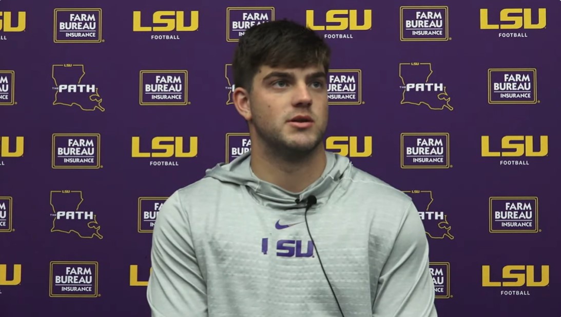 WATCH: LSU QB Garrett Nussmeier Talks To Media – Texas AM Game Week ...