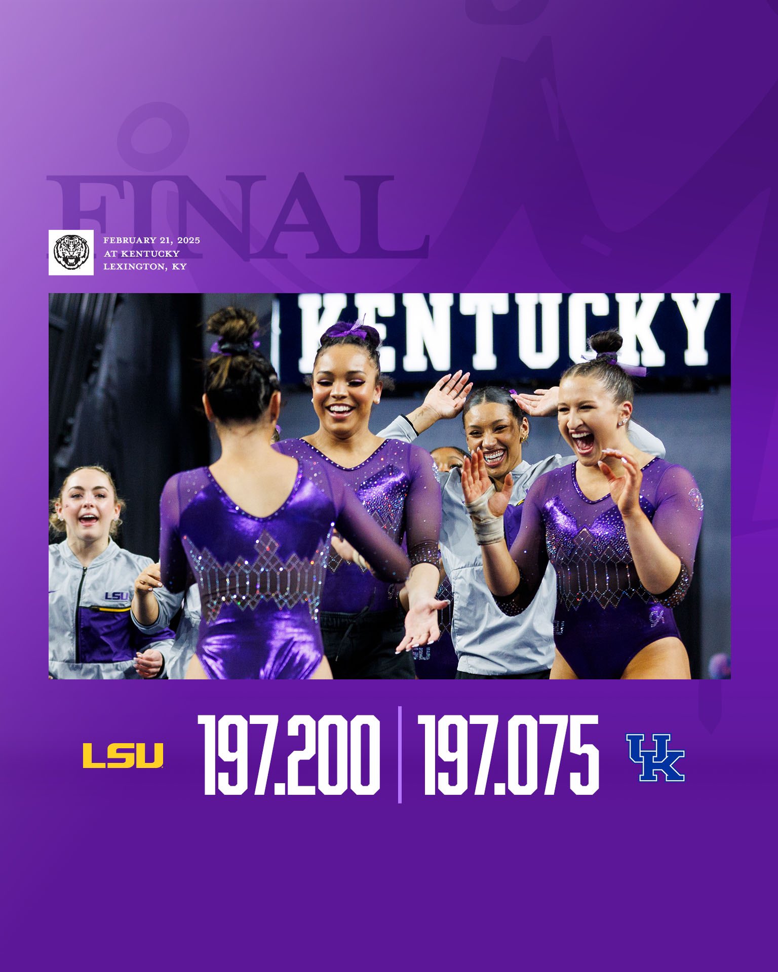 LSU Gymnastics Secures Road Victory at Kentucky with Kailin Chio ...