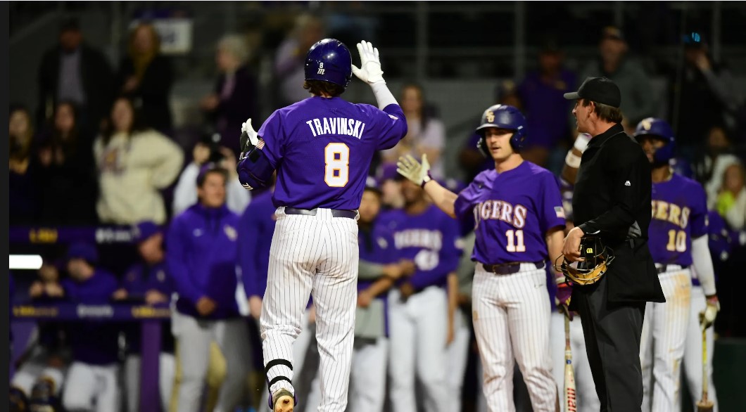 White on fire at plate, Travinski and Jones hit bombs, LSU takes ...