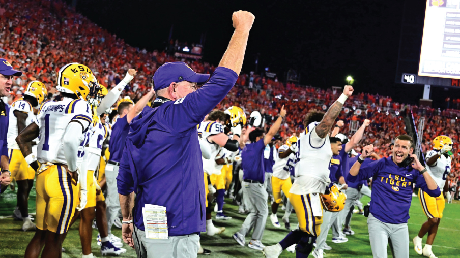 LSU Football Coach Brian Kelly Basks In Afterglow Of 1-0, And Goal Is ...