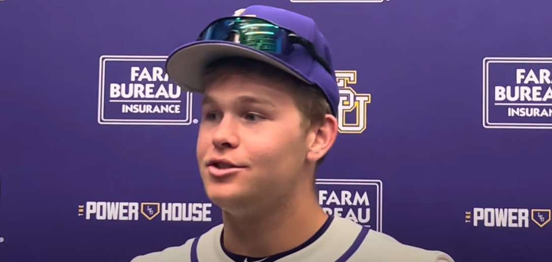LSU catcher Brady Neal talks playing right field and hitting discipline ...
