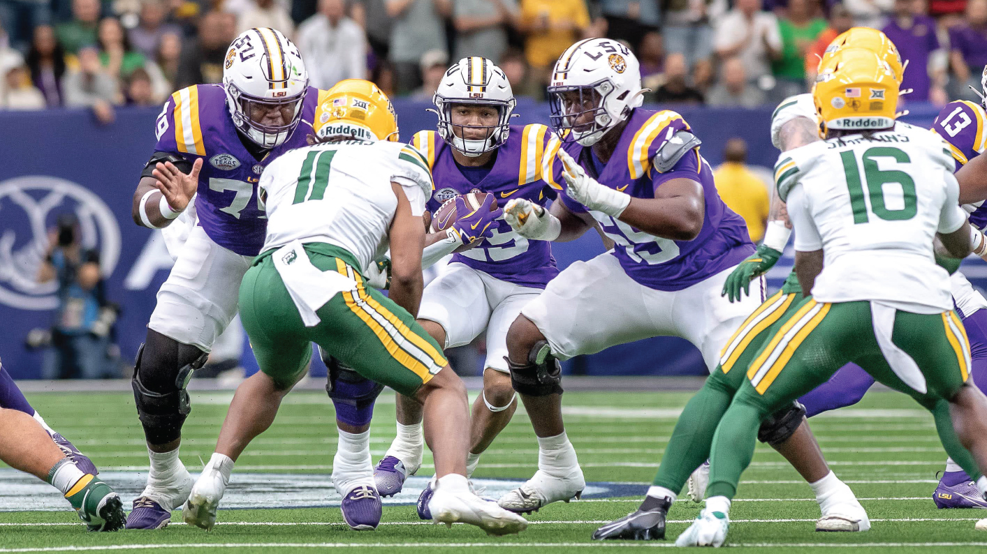 LSU’s Returning Offensive Linemen Holding Their Positions Against Transfer Portal Additions ...