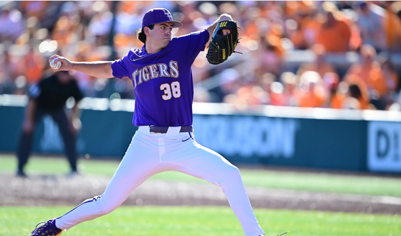 Reds draft LSU pitcher Luke Holman making him Tigers’ second player ...