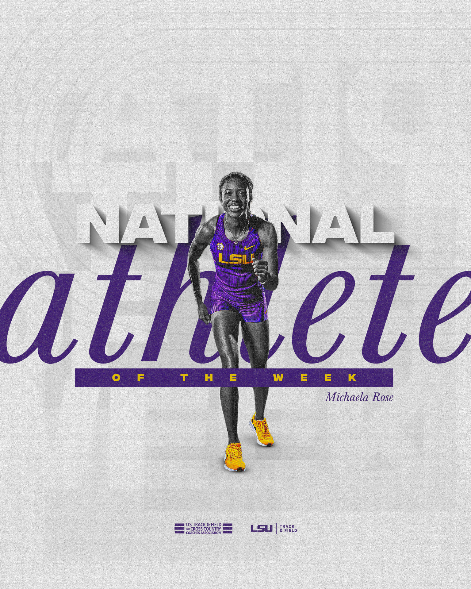 National honor: LSU’s Michaela Rose captures country’s Athlete of Week ...