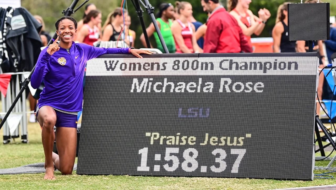 Rose Pedaling: Michaela Rose Opens Season With 800 Meter LSU Record and No. 2 Time in Collegiate ...
