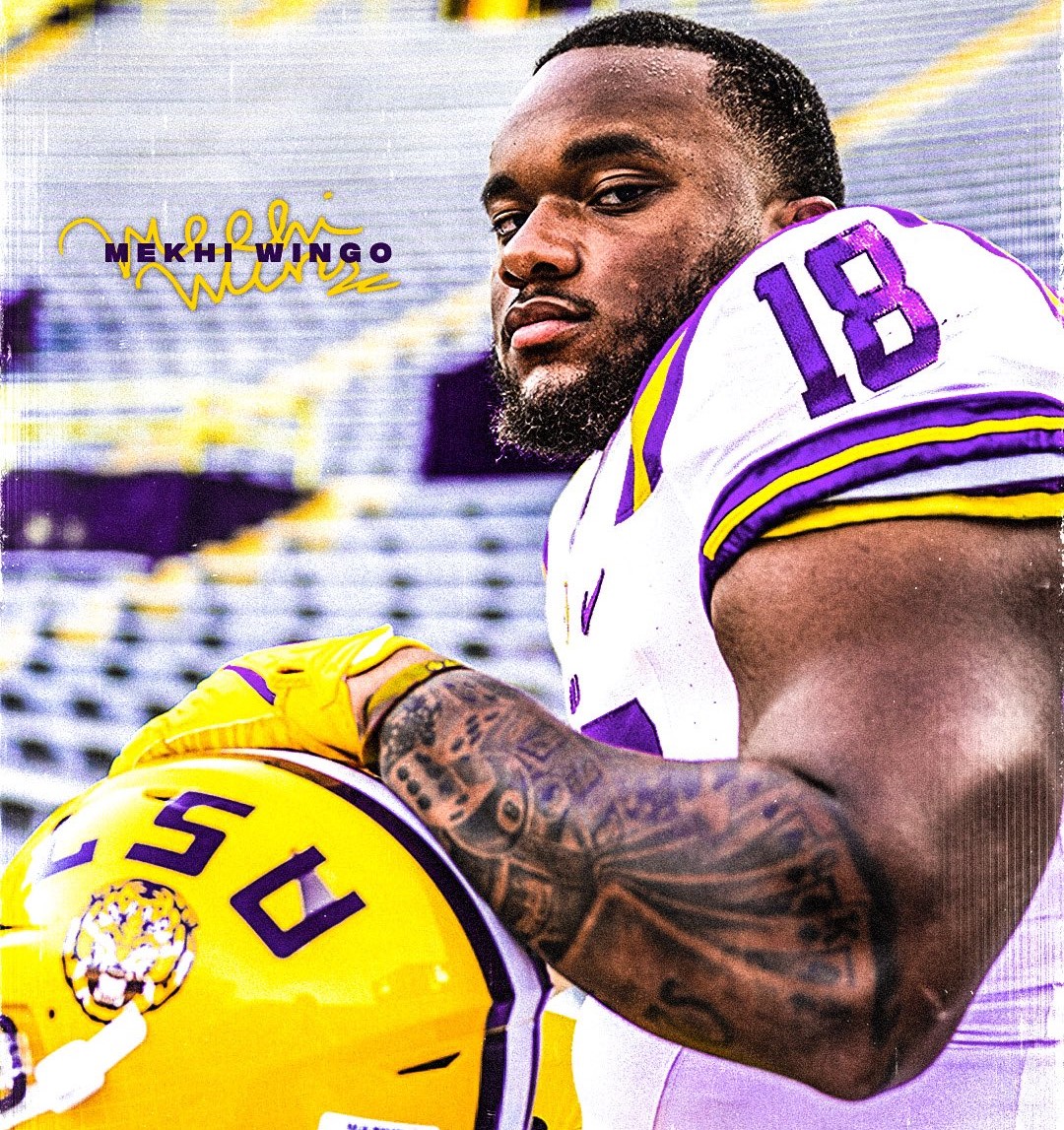 Future beckons: LSU defensive tackle Mekhi Wingo declares for the 2024 ...