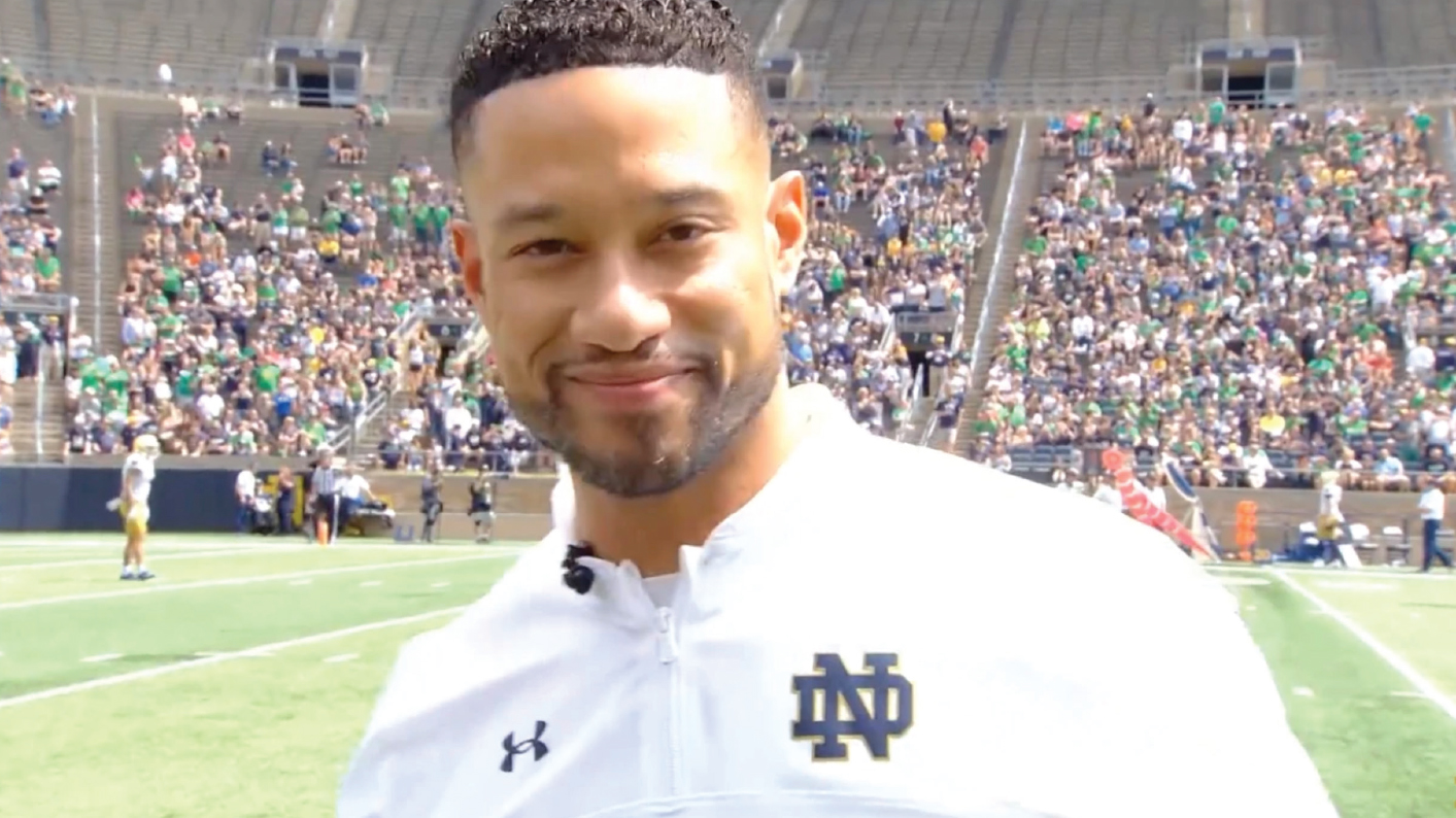 Why Notre Dame Coach Marcus Freeman Is Suddenly Les Miles To Brian ...