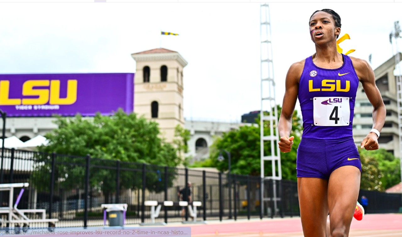 Michaela Rose Improves LSU Record, No. 2 Time in NCAA History in the ...