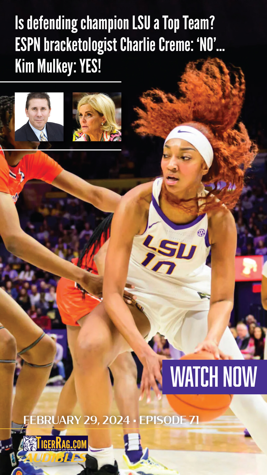 Is defending champion LSU a Top Team? ESPN Bracketologist Charlie Creme ...