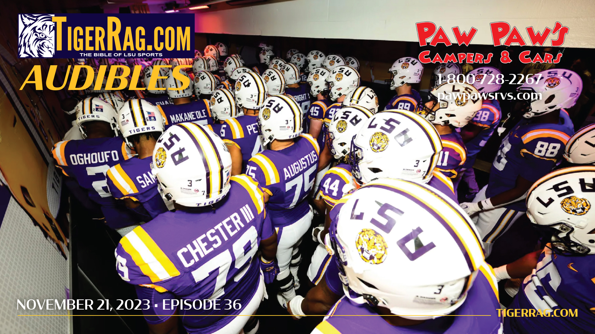 WATCH & LISTEN: TigerRag.com’s Audibles, Episode 35, Nov 21 2023 – Host ... WATCH & LISTEN: TigerRag.com’s Audibles, Episode 35, Nov 21 2023 – Host ...