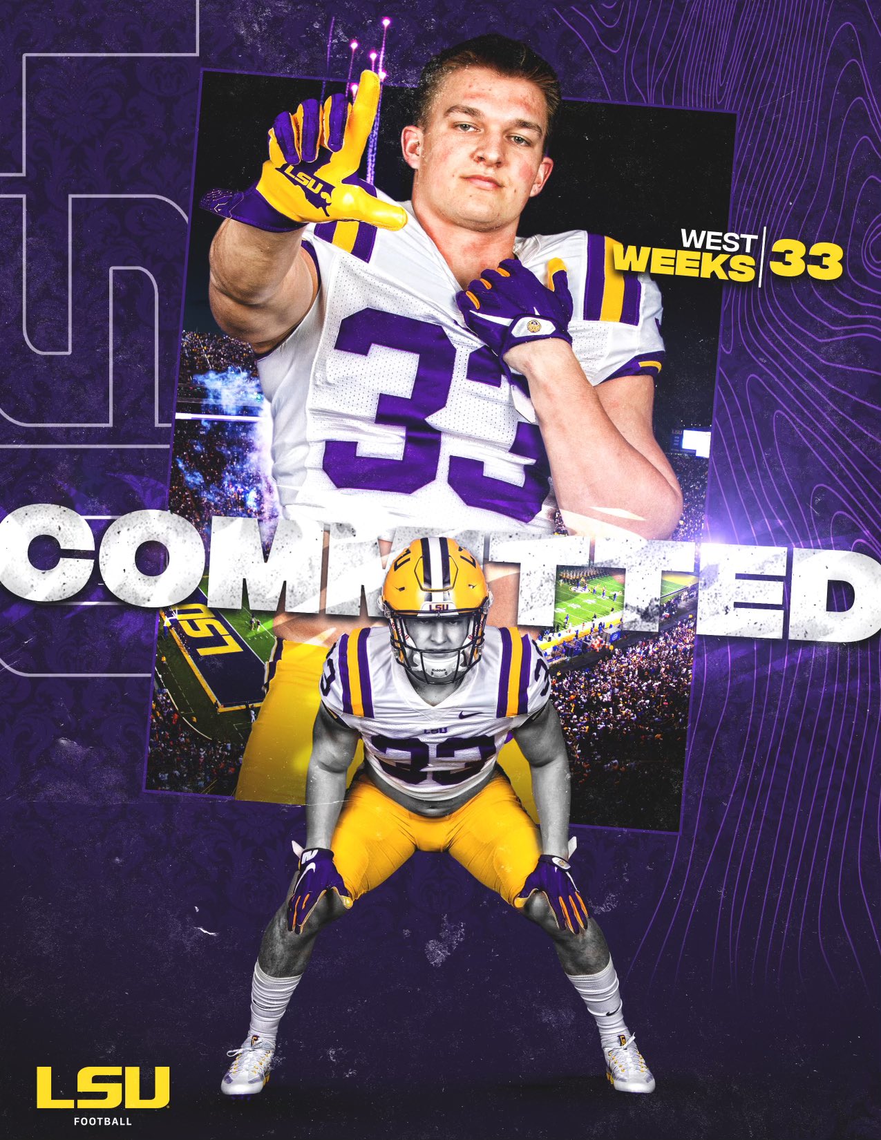 LSU adds linebacker from NCAA transfer portal in Virginia’s West Weeks ...