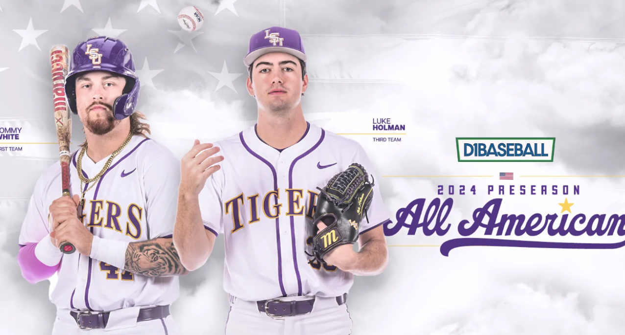 LSU’s White and Holman named preseason All-Americans by D1Baseball.com ...