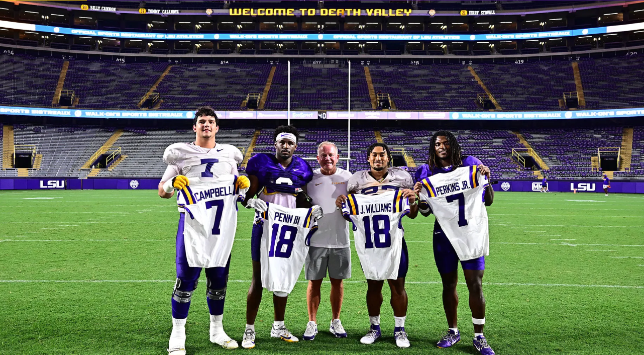 LSU football jersey numbers 18 and 7 awarded | Tiger Rag