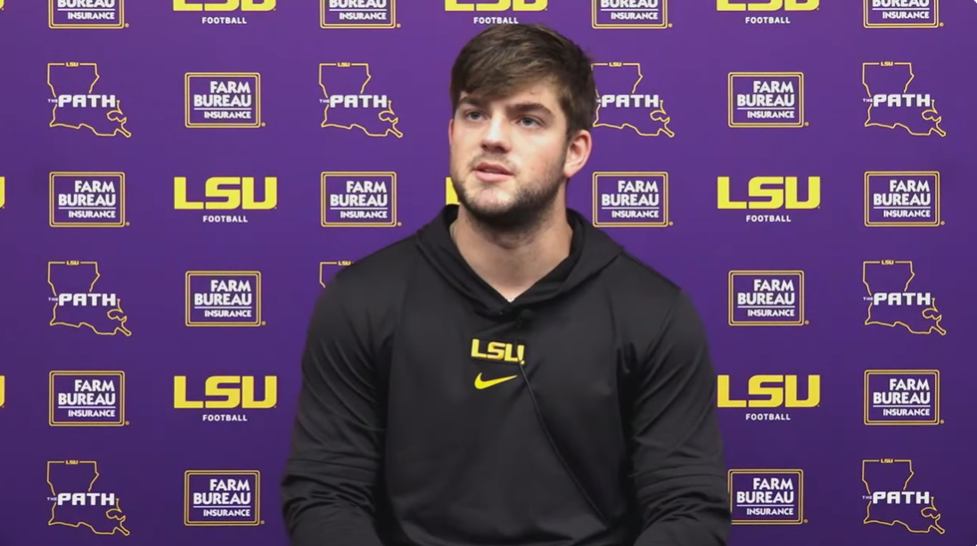 LSU Quarterback Garrett Nussmeier Talks About No. 15 Tigers Huge ...